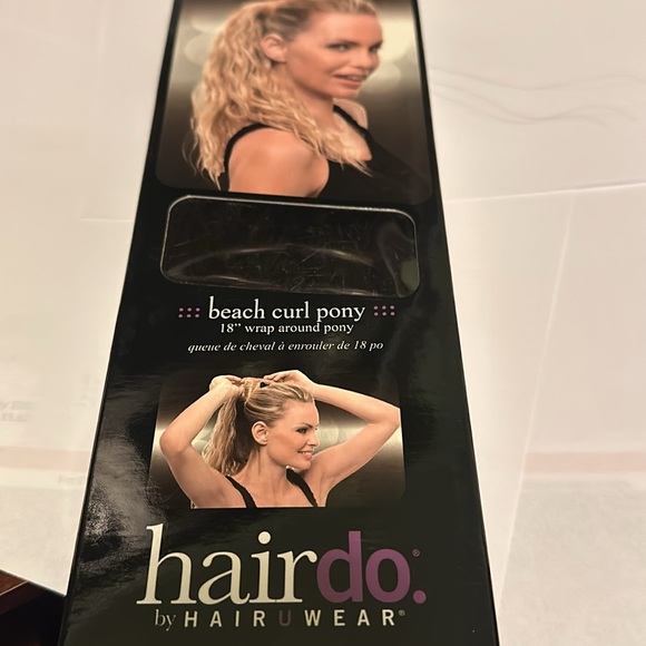 Hairuwear | Hair | Nwb Hairdo By Hairuwear Beach Curl Pony Midnight ...